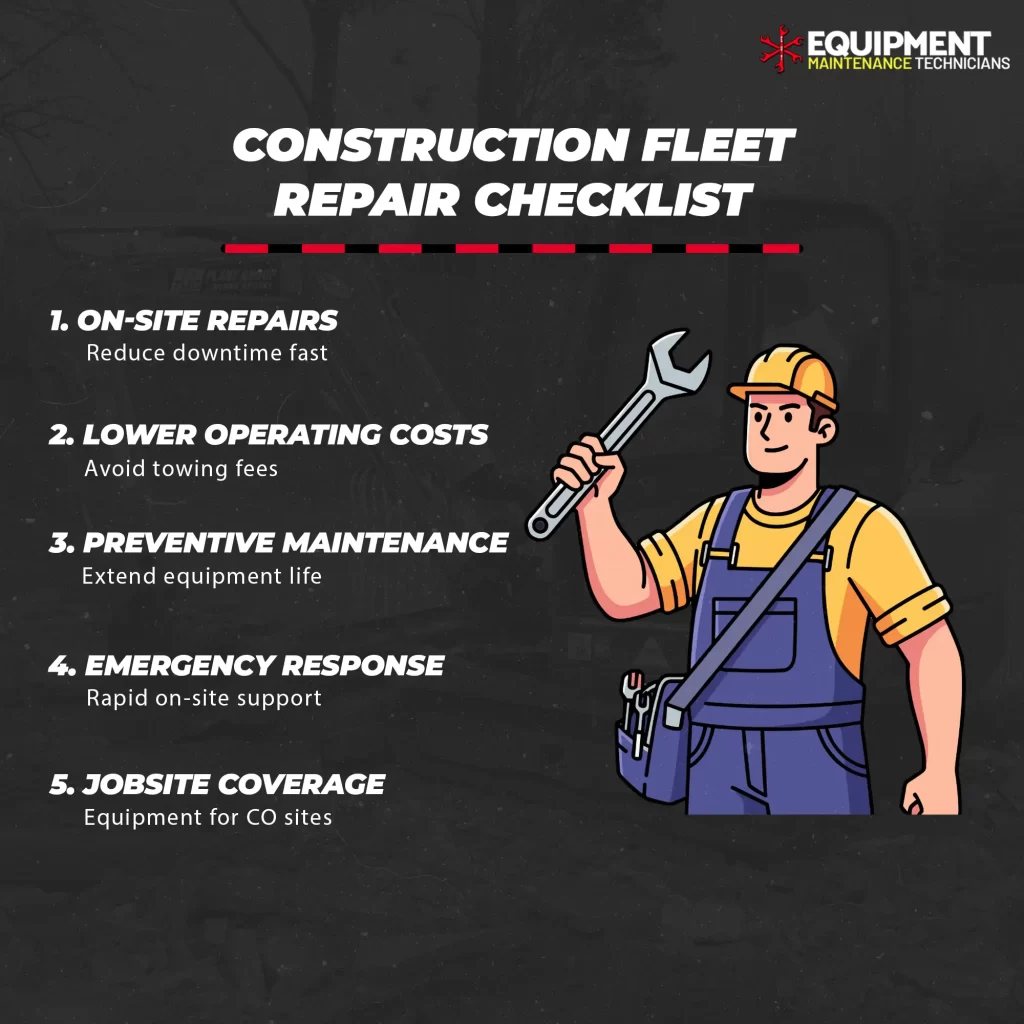 Mobile Fleet Repair Benefits | Equipment Maintenance