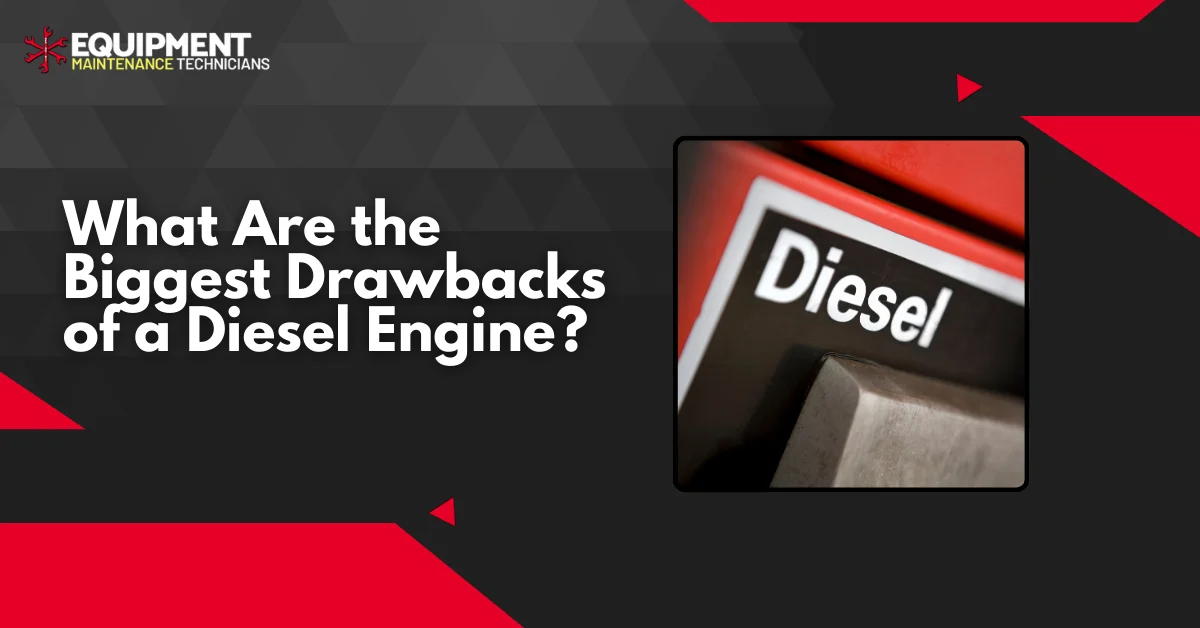 Drawbacks of Diesel Engines | Equipment Maintenance Technicians